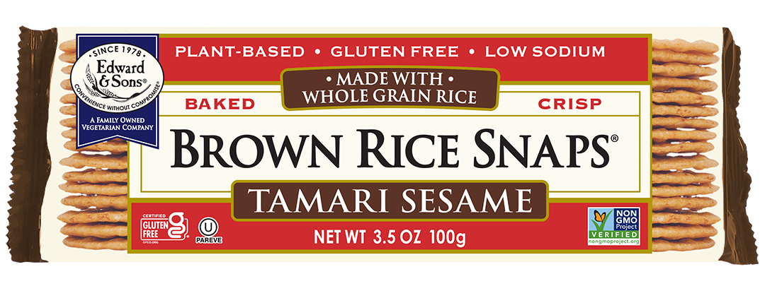 Tamari Sesame Brown Rice Snaps® – Edward & Sons Trading Co.