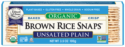 Edward & Sons® Organic Unsalted Plain Brown Rice Snaps® (25% OFF ...