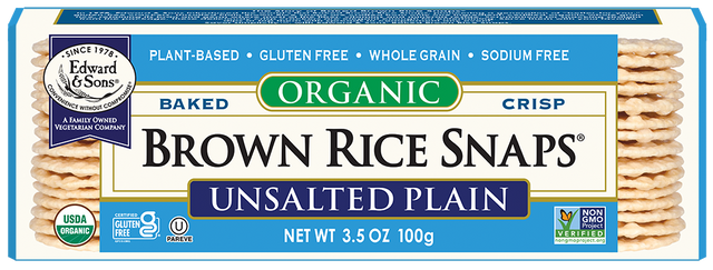 Edward & Sons® Organic Unsalted Plain Brown Rice Snaps® (25% OFF ...